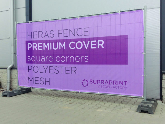 Site Safety Fence Banner | Airy printed heras covers with H&S warnings