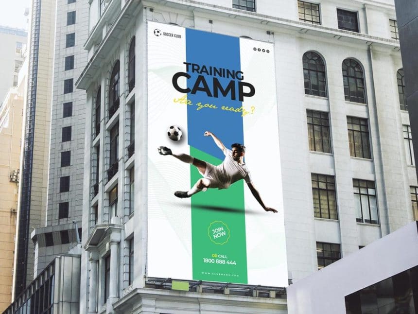 Building Mesh Wrap | Large format advertising scrim for real estate